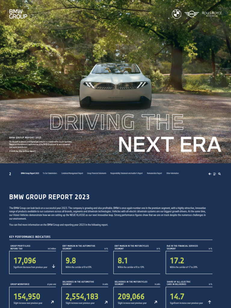 BMW Group Report 2023 en Compressed | PDF