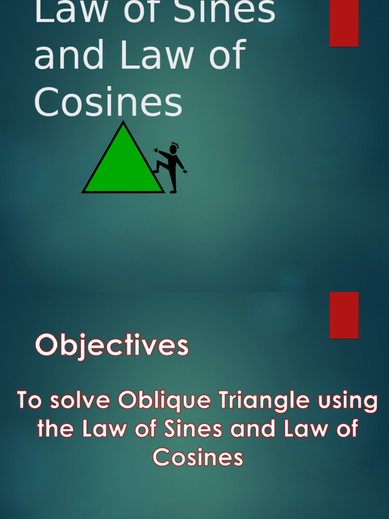 G9 Math Q4 - Week 6-8 Sine-Rule-and-Cosine-Rule | PDF