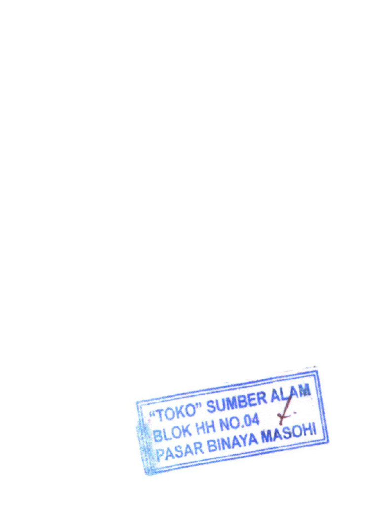 Format Nota Kecil | PDF