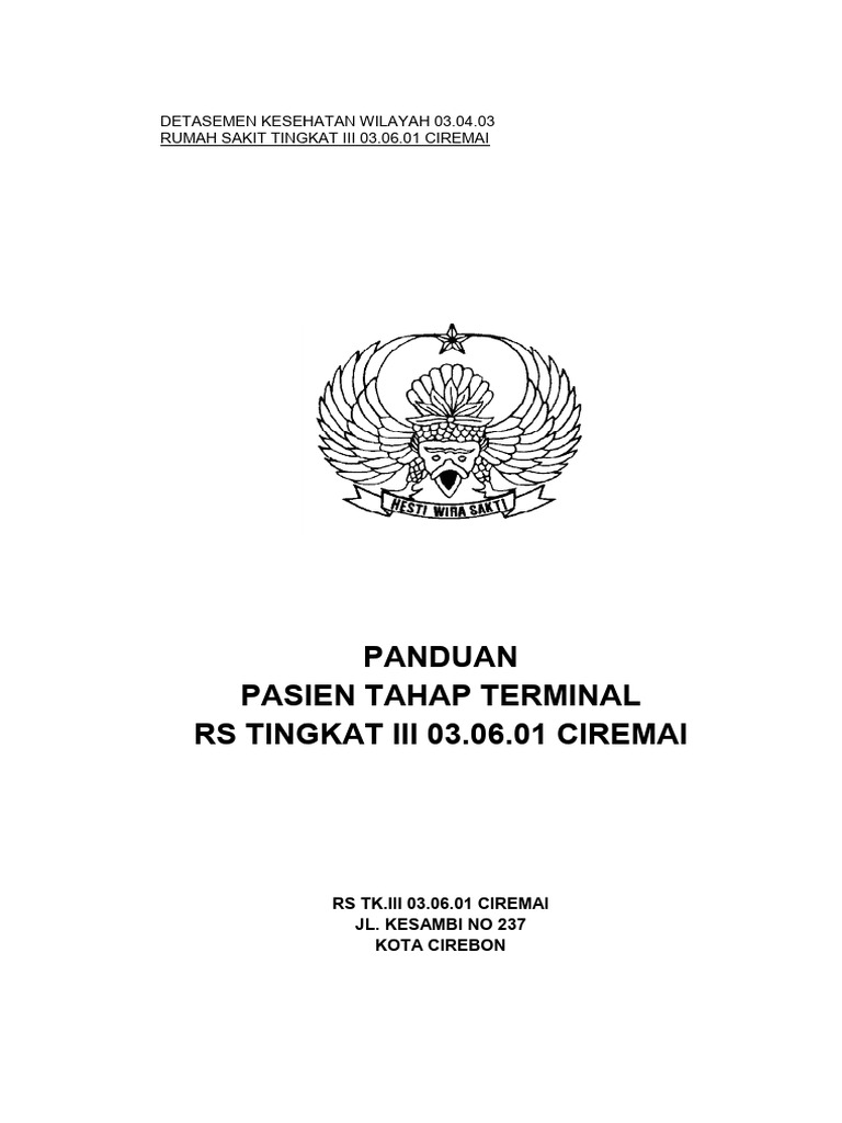Panduan Pasien Tahap Terminal 2022 | PDF