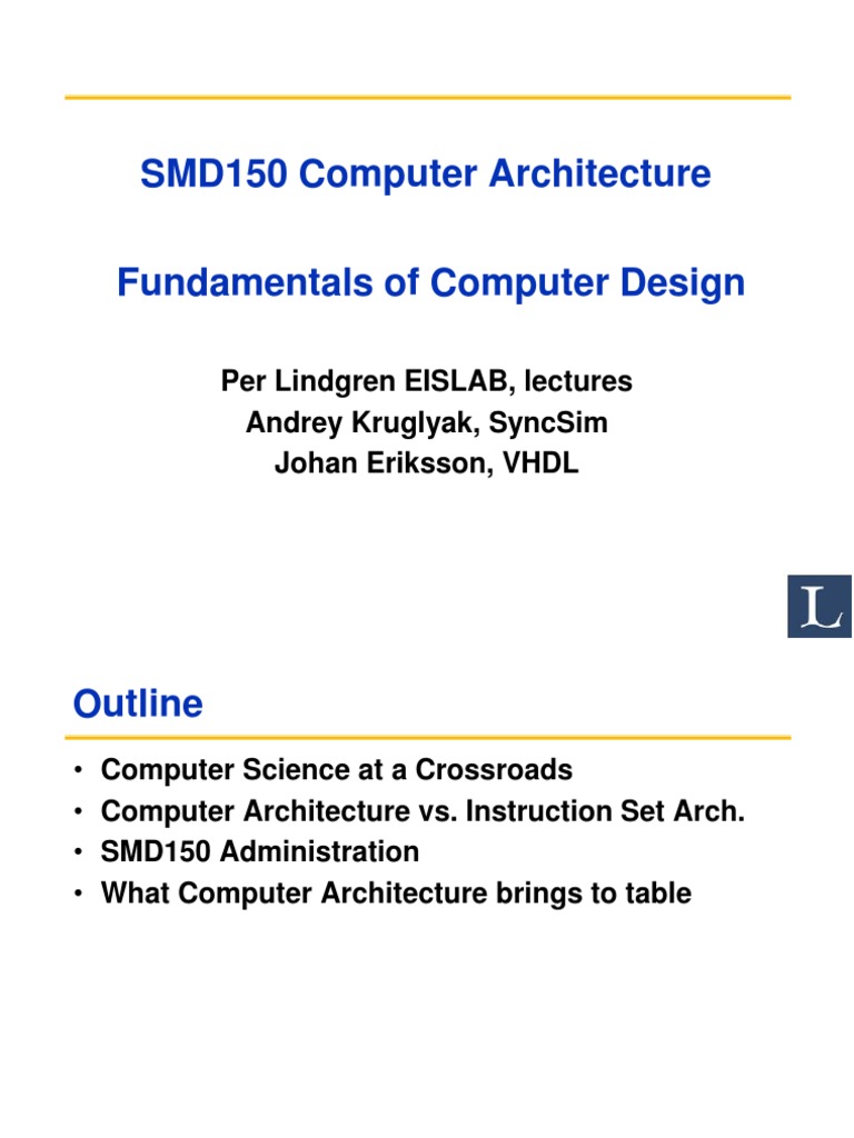 Fundamentals of Computer Architecture: Exploring the Impact of ... Fundamentals of Computer Architecture: Exploring the Impact of ...