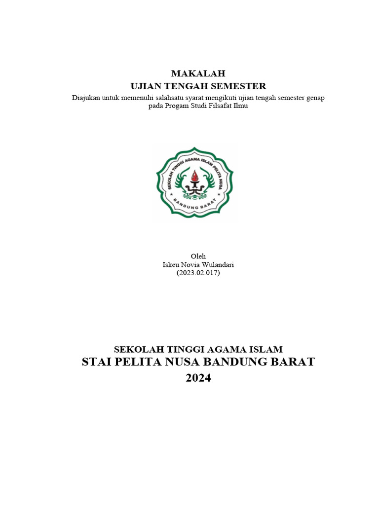 Makalah Uts | PDF