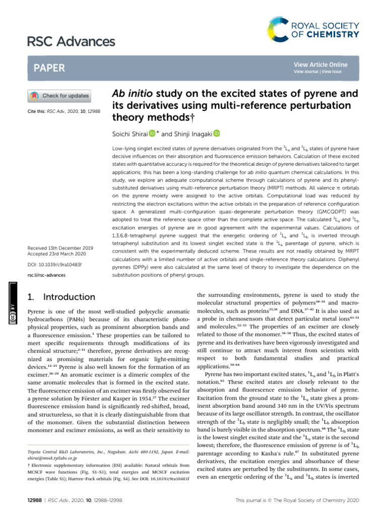 RSC Advances: Paper | PDF
