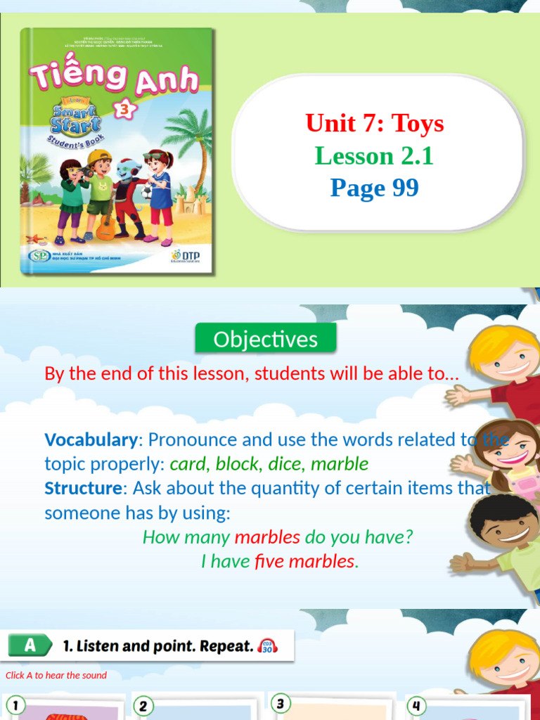 Unit 7 Lesson 21 Toys | PDF
