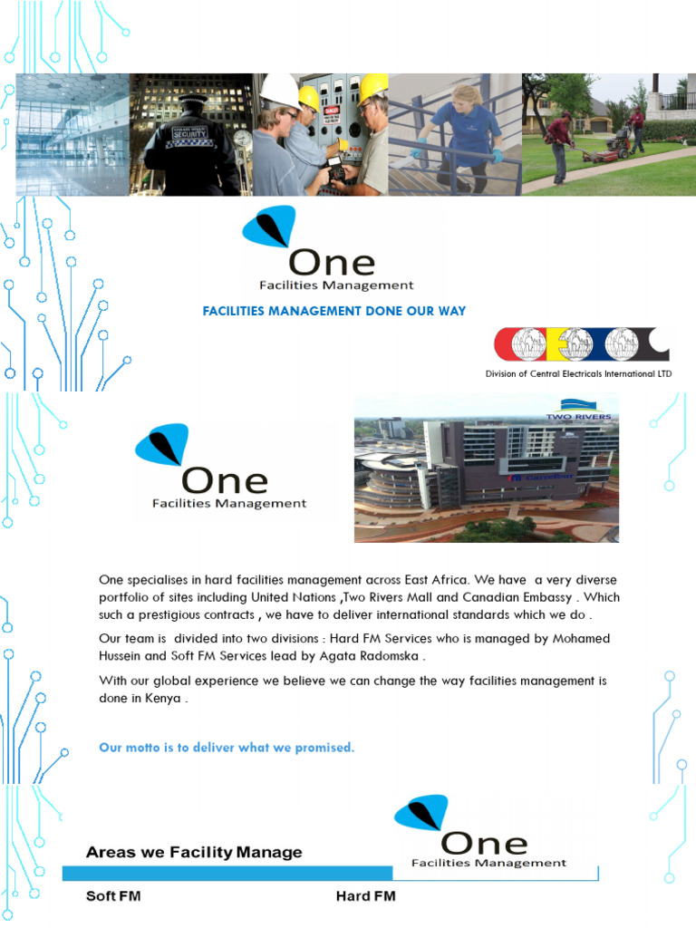 One Facilities Management Company Portfolio | PDF