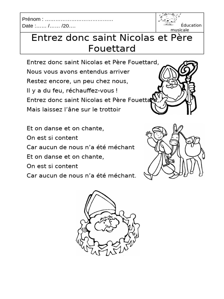Chanson Saint Nicolas | PDF