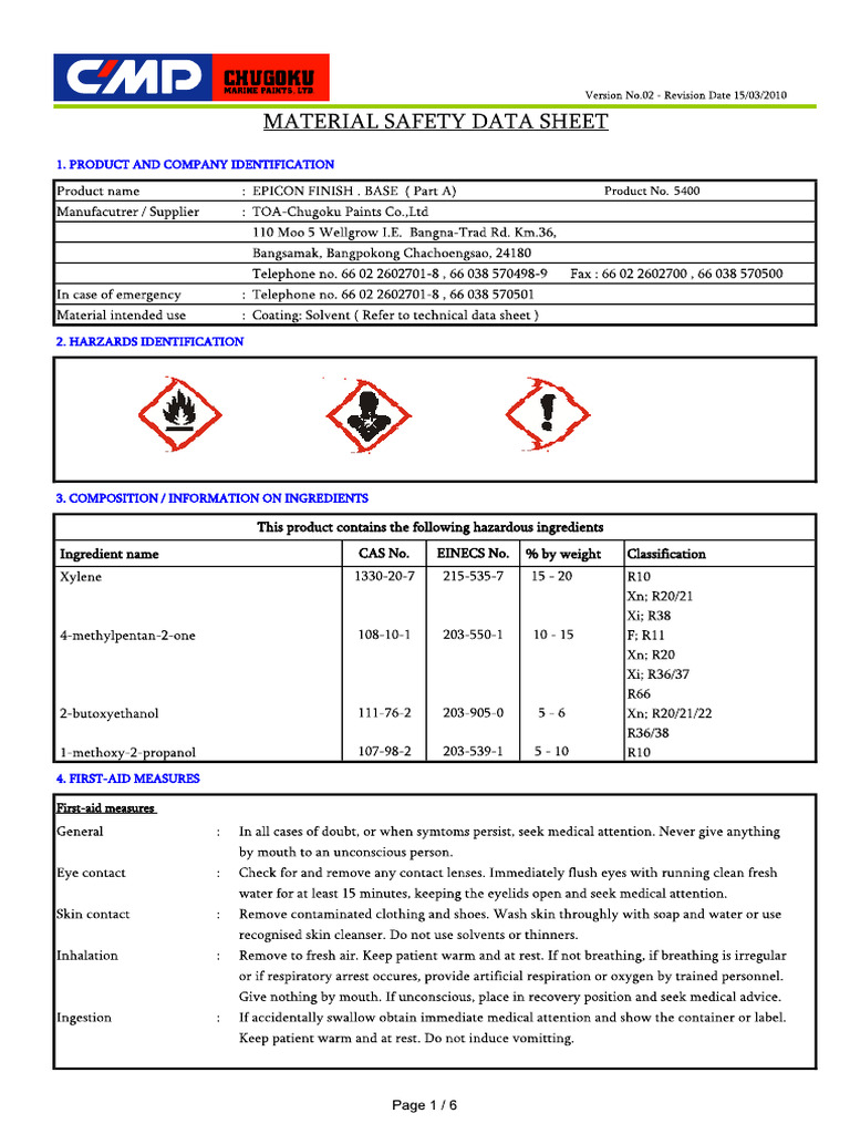Chugoku Epicon Finish | PDF