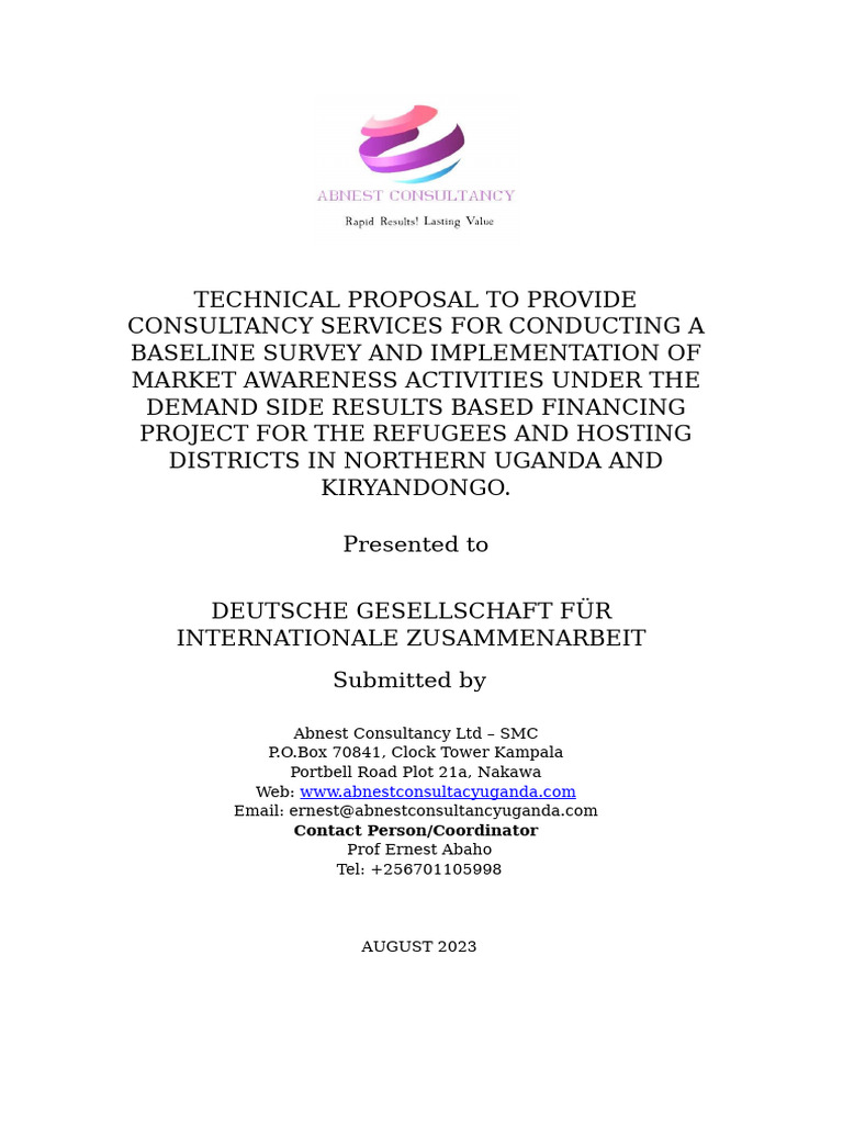 Technical Proposal | PDF