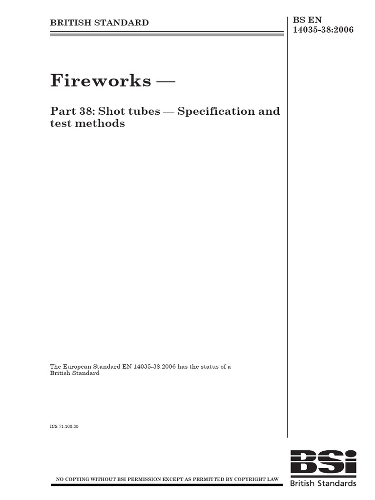 BS en 14035-38-2006 | PDF