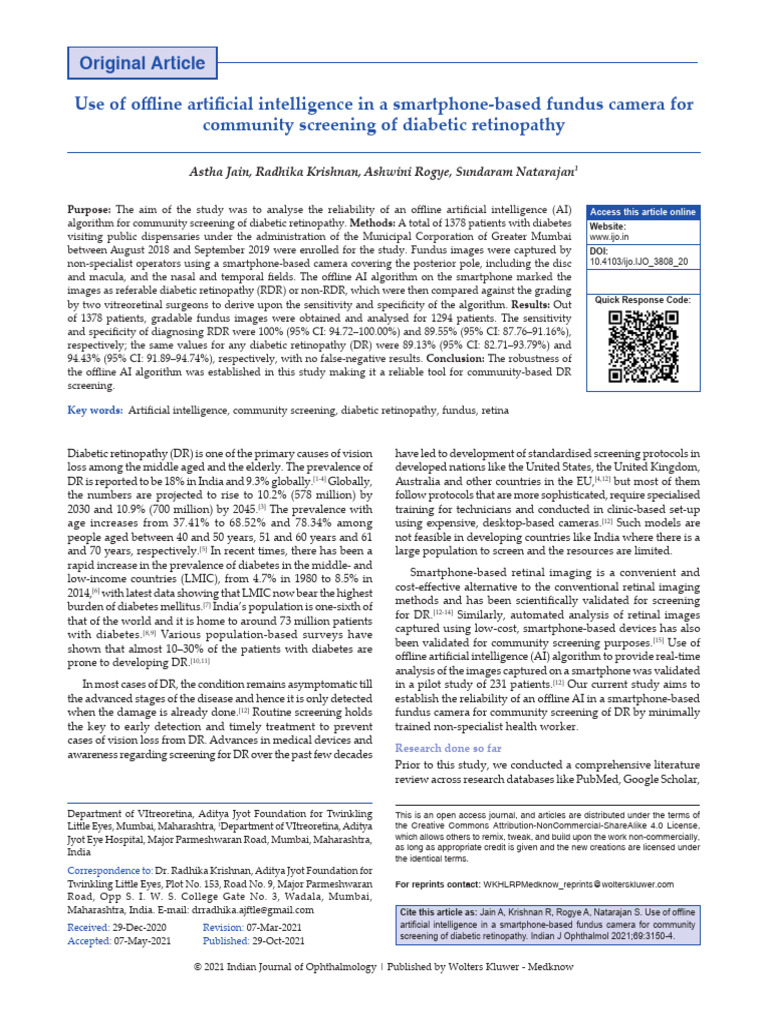 Use of Offline Artificial Intelligence in A.40 | PDF