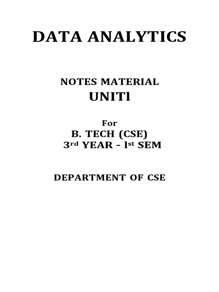 Unit1 Data Visuvalization | PDF