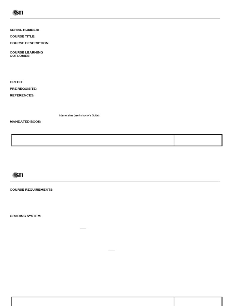 K0006 Syllabus and Course Outline (Airline Operations Management) | PDF
