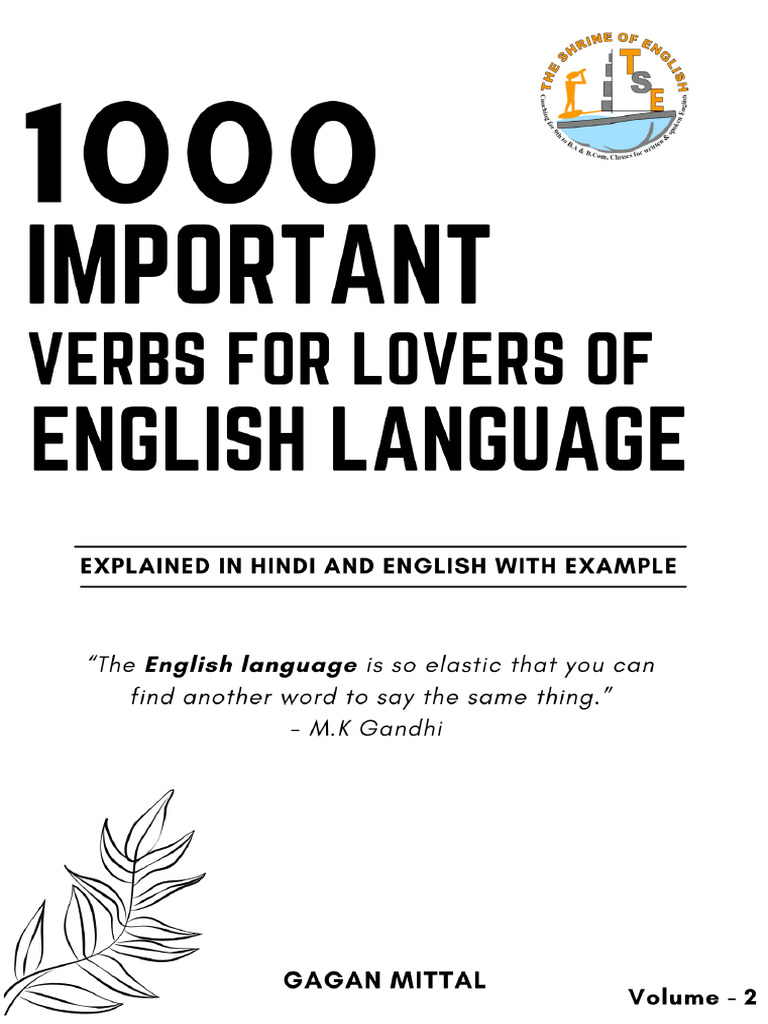 1000 Verbs V2 Pdf