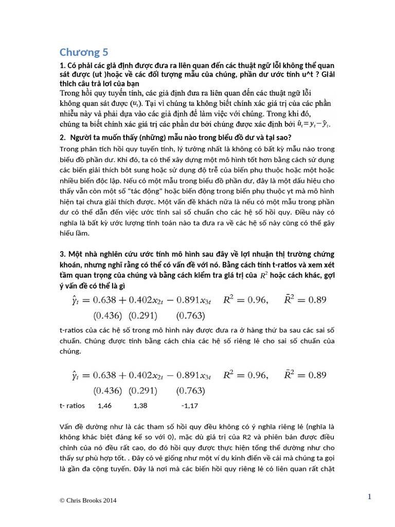 Chương 5+ Chapter8,9 | PDF