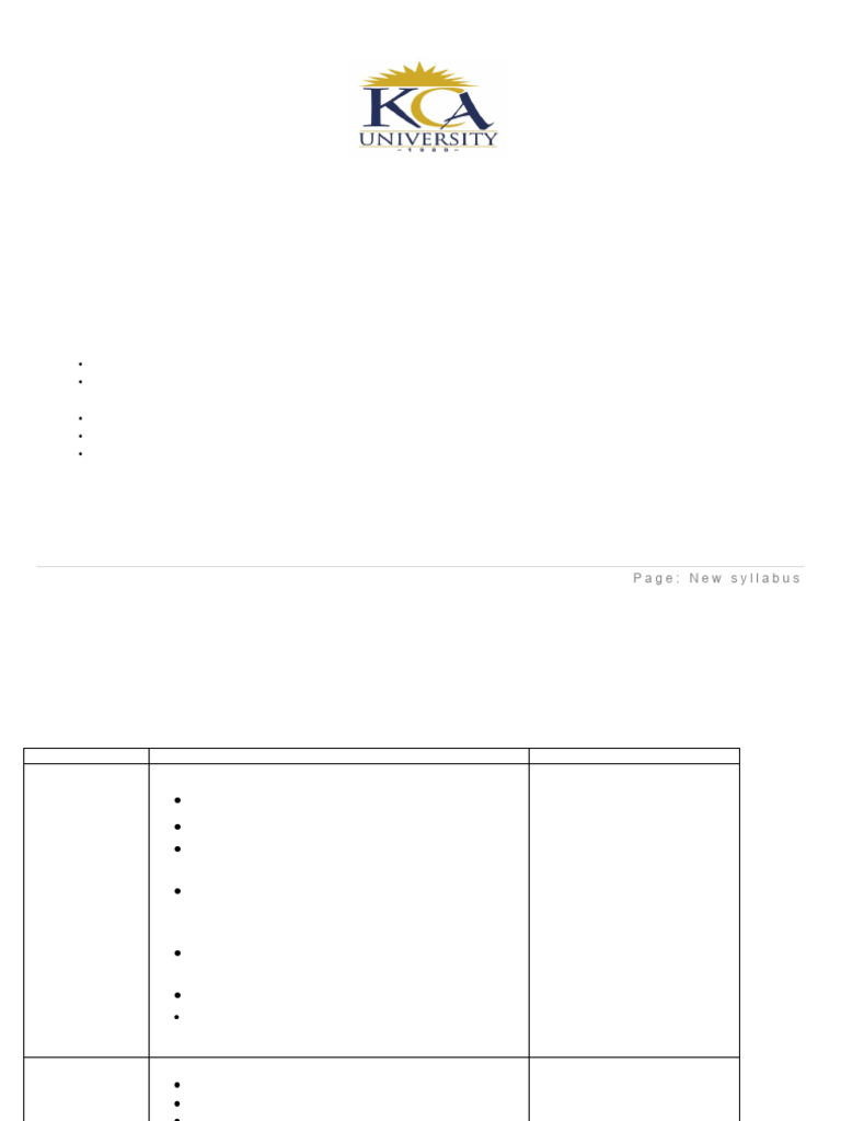 Financial Accounting Course Outline 2024 | PDF