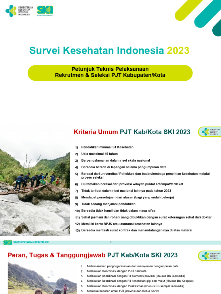 Syarat PJT KabKota SKI 2023 | PDF Syarat PJT KabKota SKI 2023 | PDF