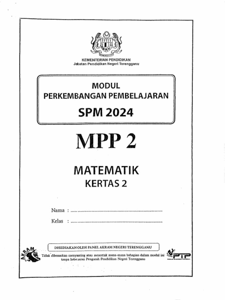 mpp2 Kertas 2 | PDF