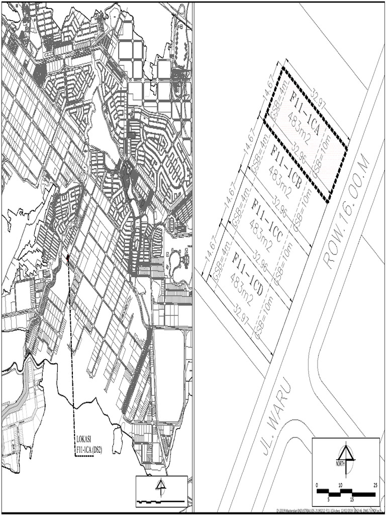 Site Plan F11-1CA, B, C Dan D | PDF
