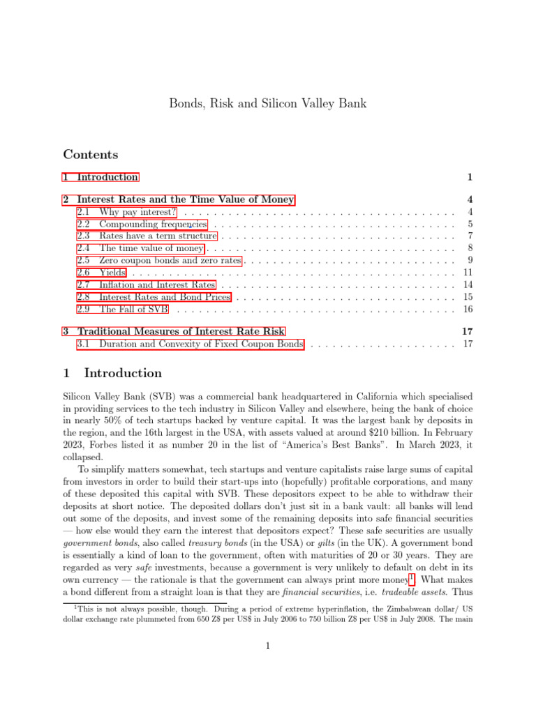 Bonds Risk SVB | PDF