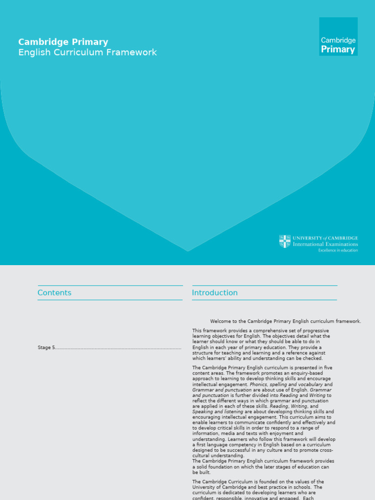 Grade 5 English Curriculum | PDF