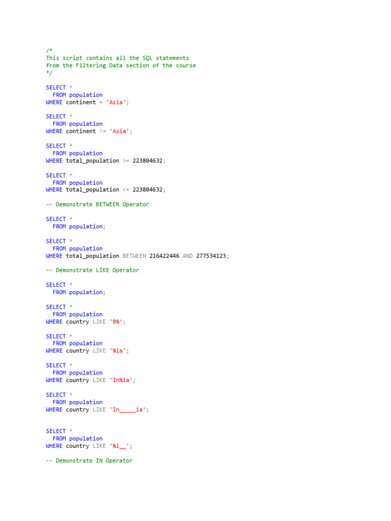 5 Beginner+-+Filtering+Data | PDF