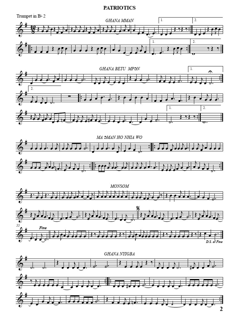 Patriotics - TPT 2. | PDF