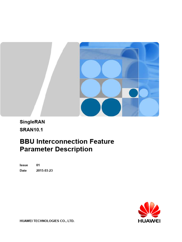 BBU Interconnection (SRAN10.1 - 01) | PDF | Computer Science | Electronics