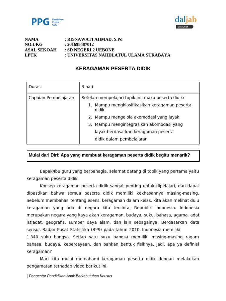 Ppabk - Topik 1 - Konten 1 (Teks) | PDF