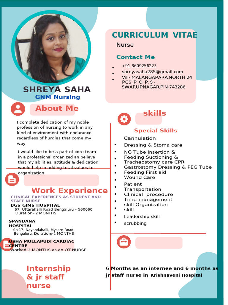 Blue Professional CV Resume | PDF