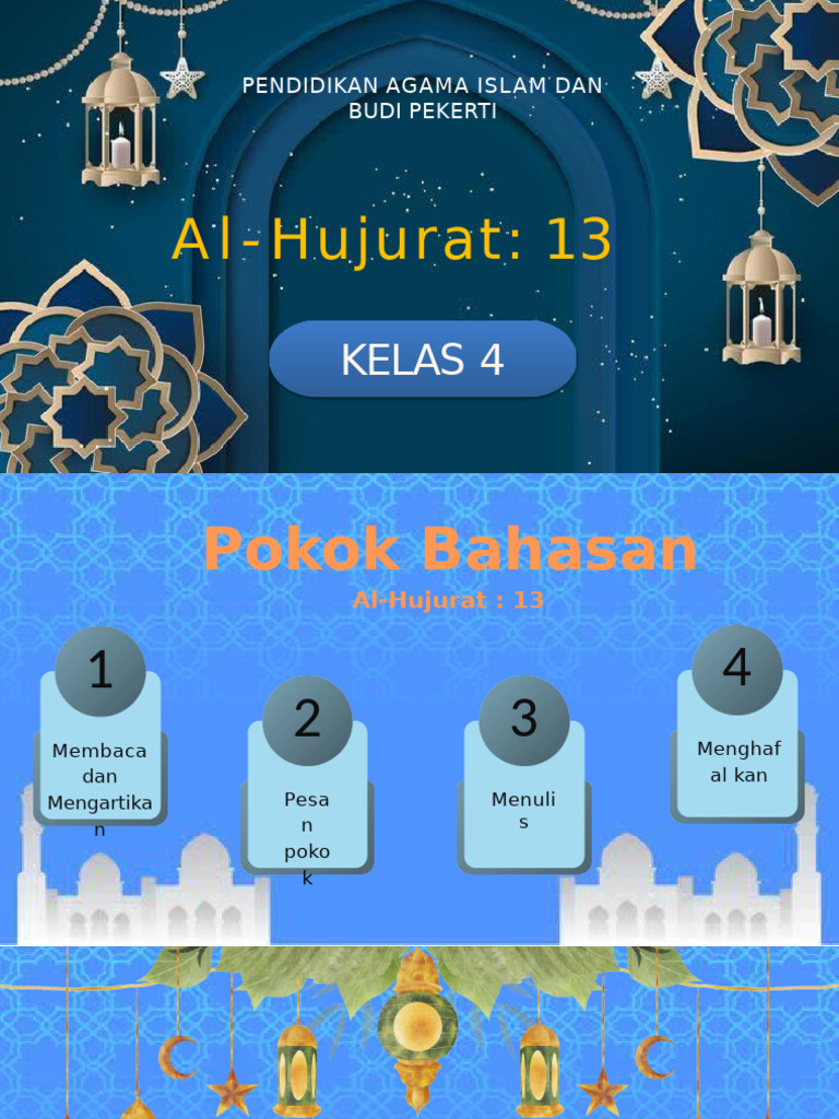 Pesan Pokok Al-Hujurat Ayat 13 | PDF | Language Arts & Discipline ...