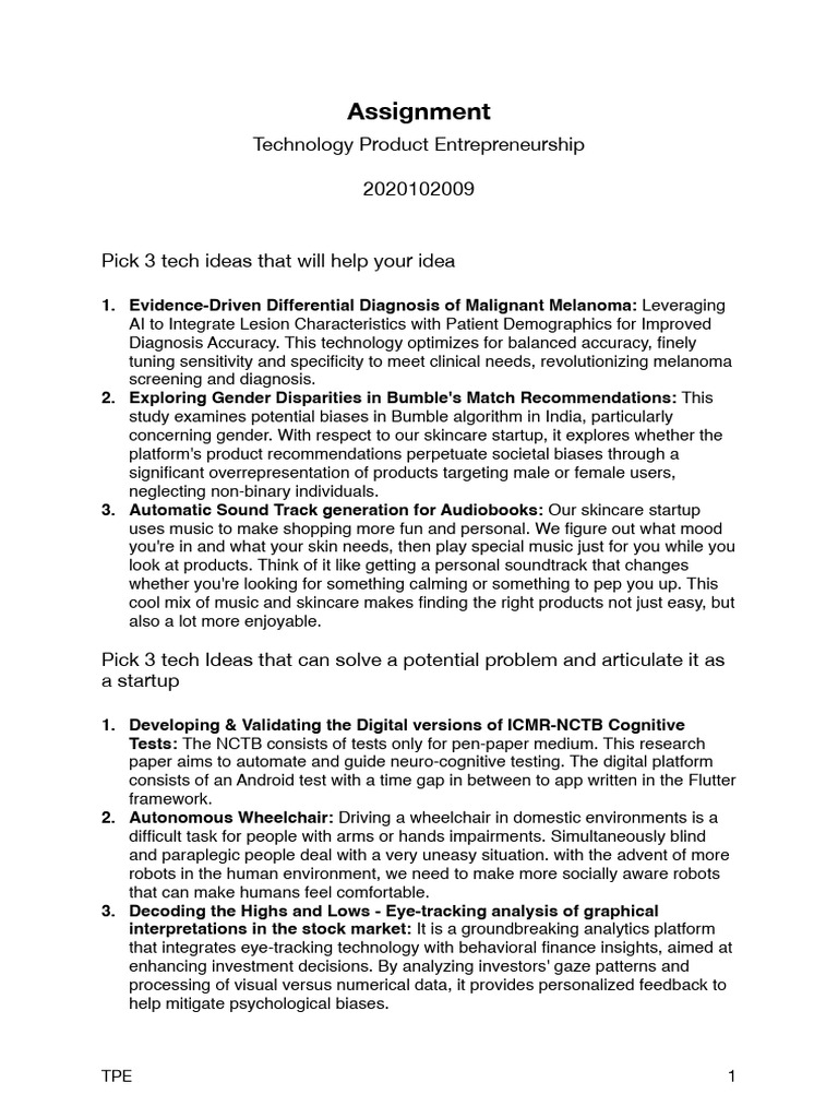 Assignment RND | PDF