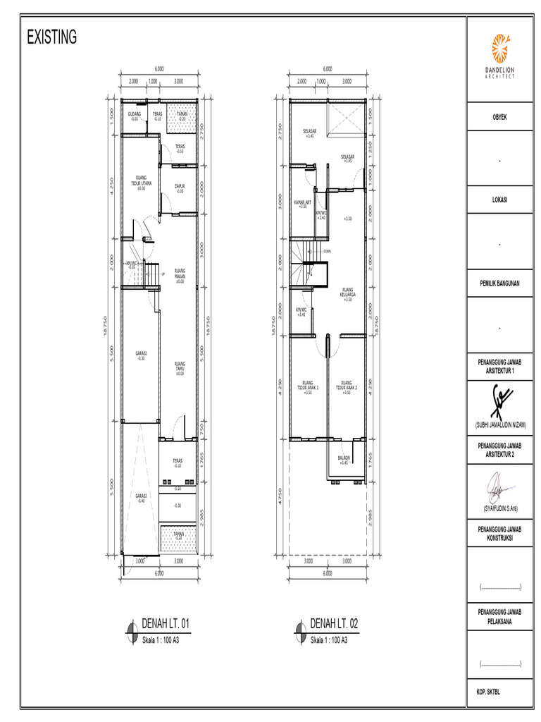 Existing: Denah Lt. 01 Denah Lt. 02 | PDF