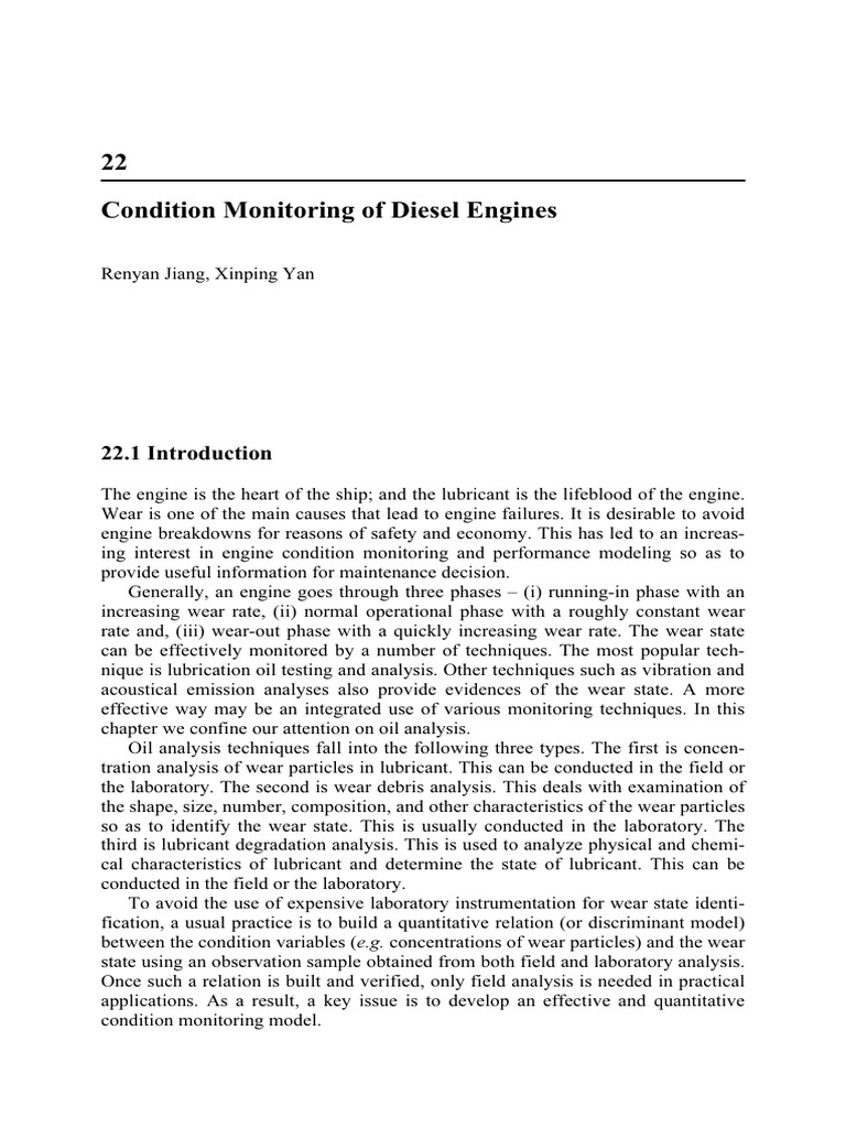 Condition Monitoring | PDF