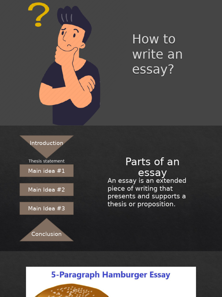 How To Write An Essay | PDF