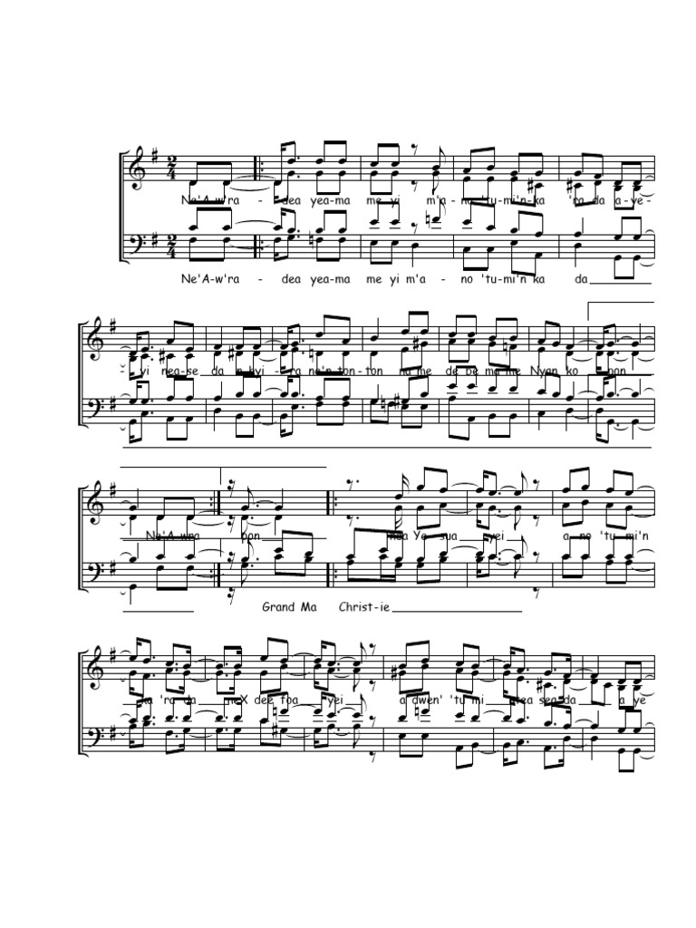 Ayeyi Fata Onyame | PDF