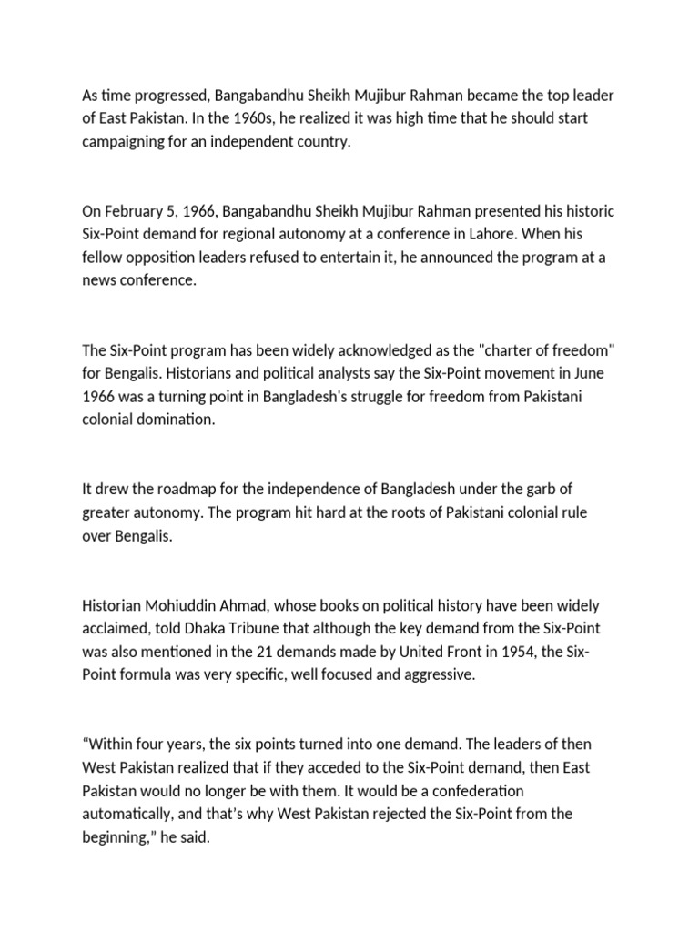 Six Point Movement | PDF