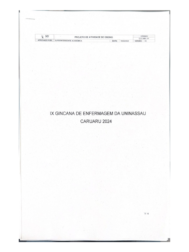 Proj Atividade | PDF Proj Atividade | PDF