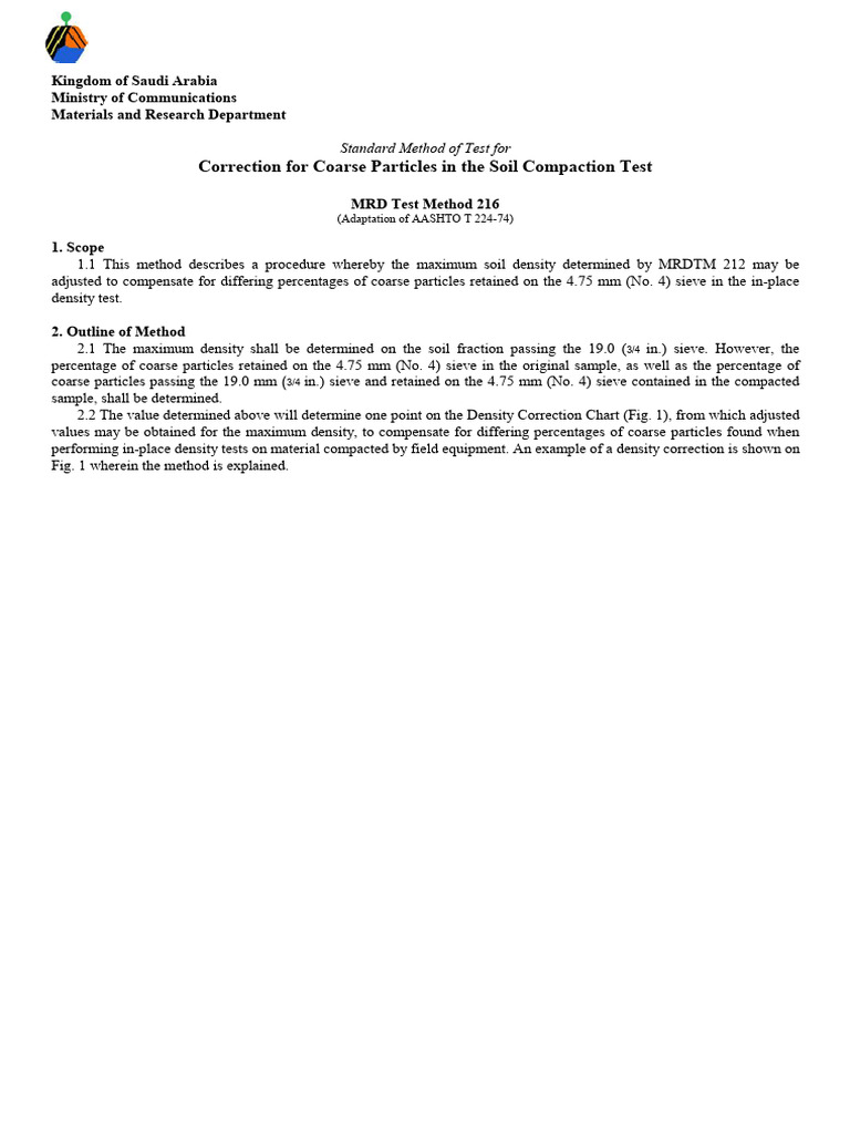 Test Method 216 | PDF