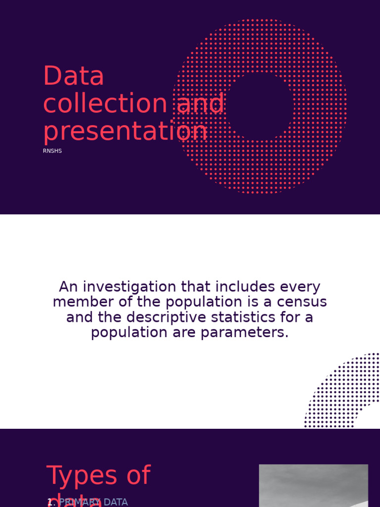 Data Collection and Presentation | PDF