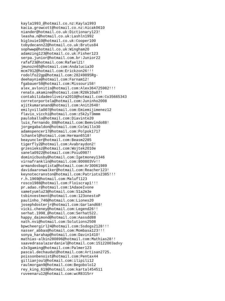 2.5K Hotmail FA BY @MROT8 | PDF