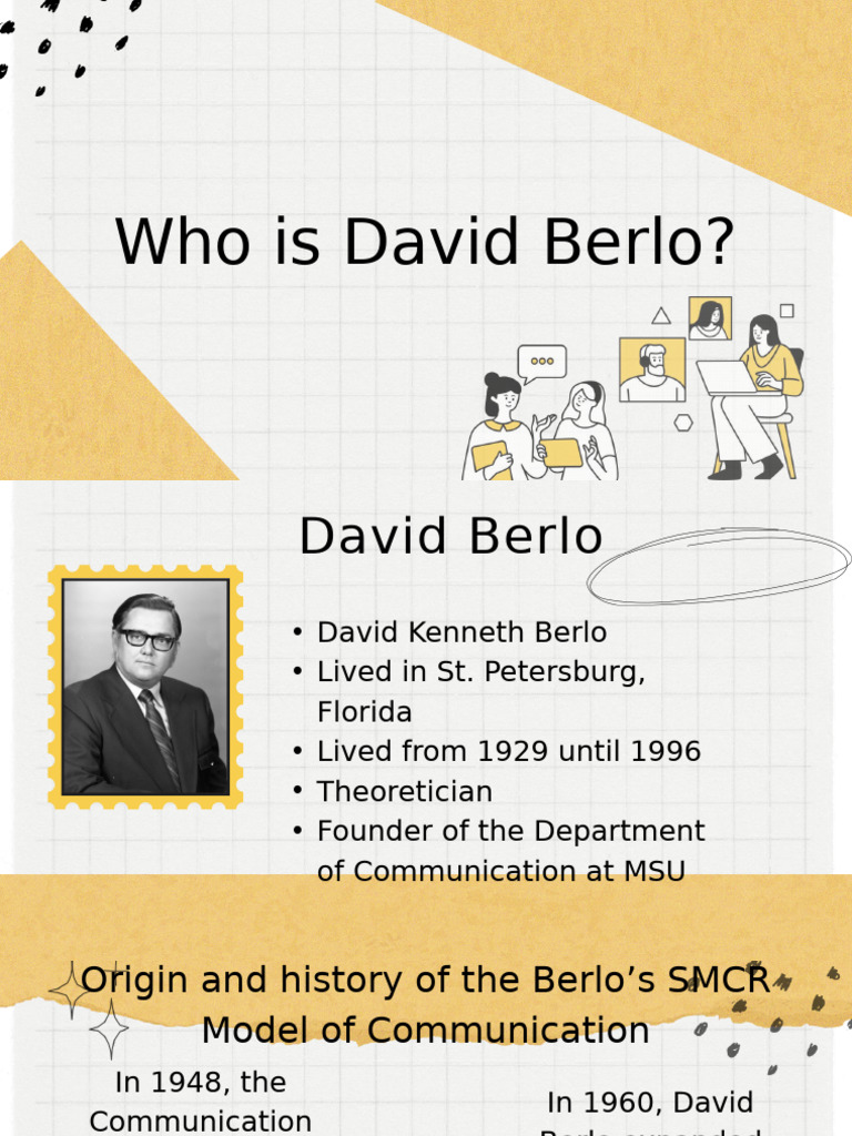 David Berlo's SMCR Model of Communication | PDF