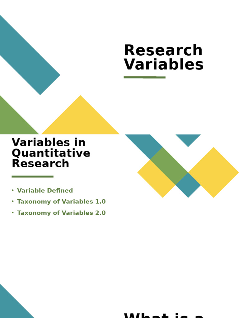 Research Variables Students | PDF | Level Of Measurement | Categorical Variable