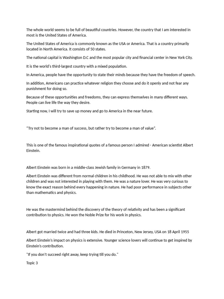 English Topics | PDF