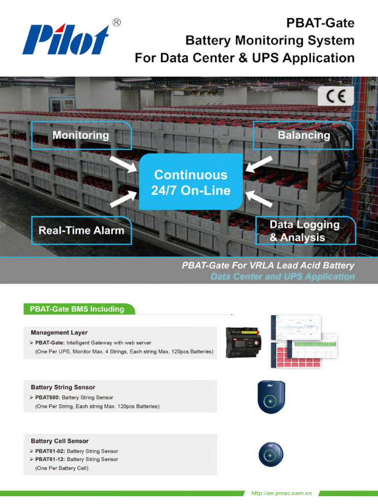 PILOT PBAT-Gate Battery M Onitoring System V4.1 | PDF