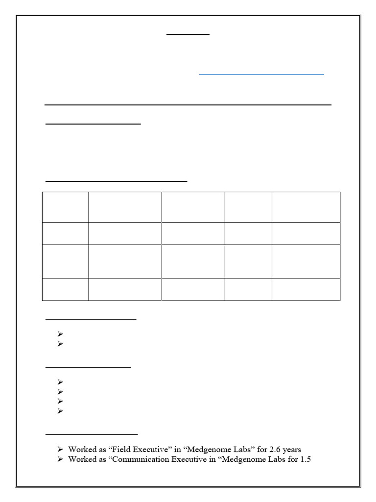 2 pages resume | PDF