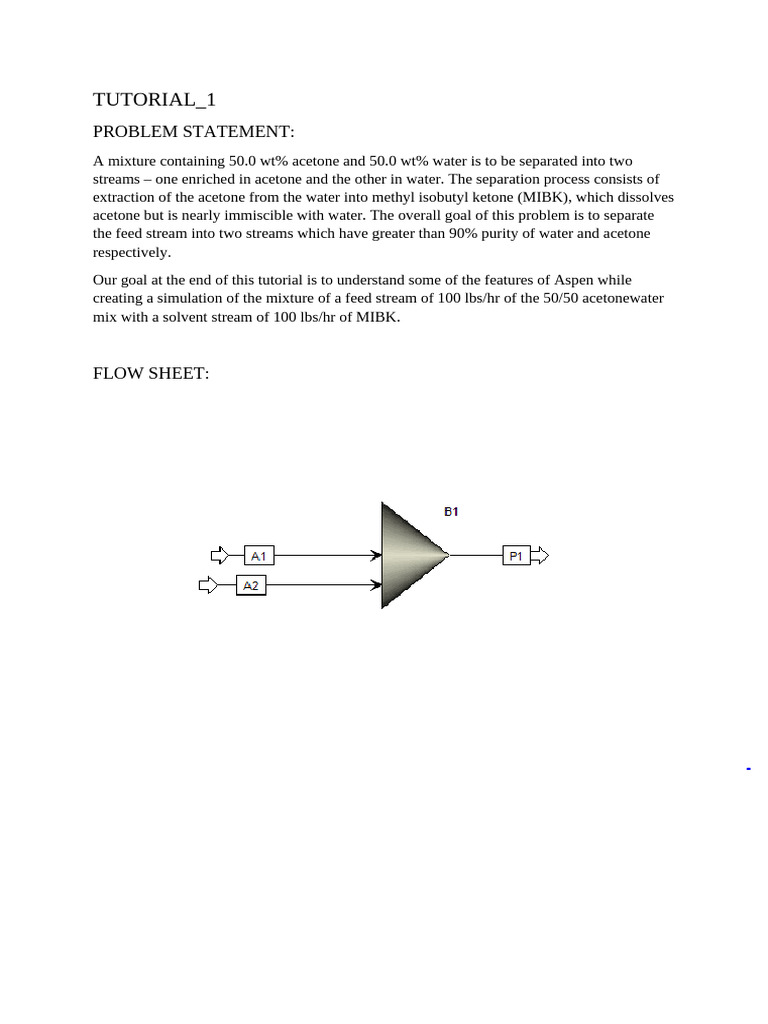 Tutorial - 1: Problem Statement | PDF