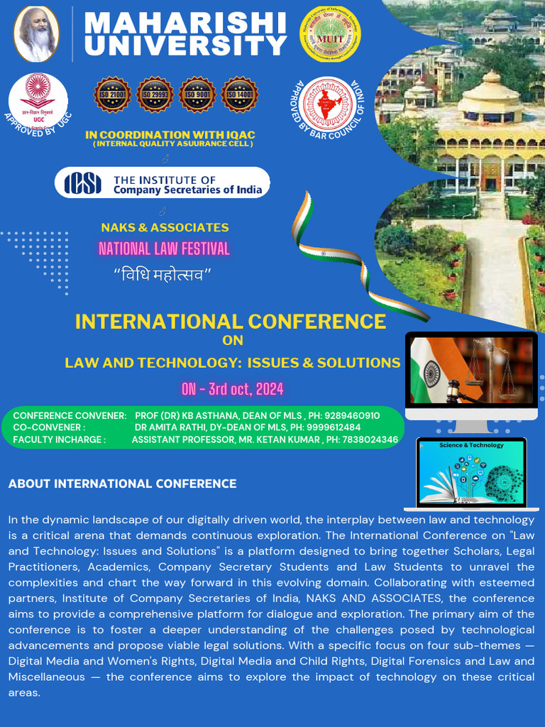 International Conference 2024 - MUIT | PDF