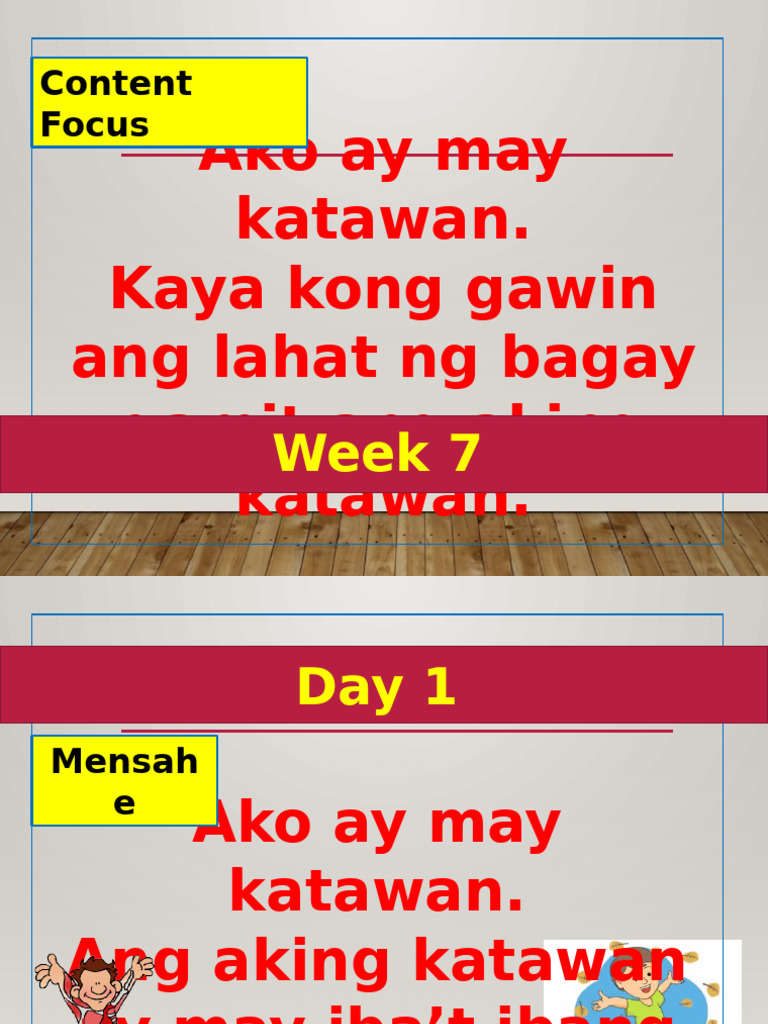 Week 7 MELC PPT Bahagi NG Katawan at Panloob Na Organ | PDF