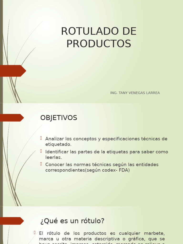 Guía Completa sobre Rotulado de Productos | PDF | Alimentos | Negocios