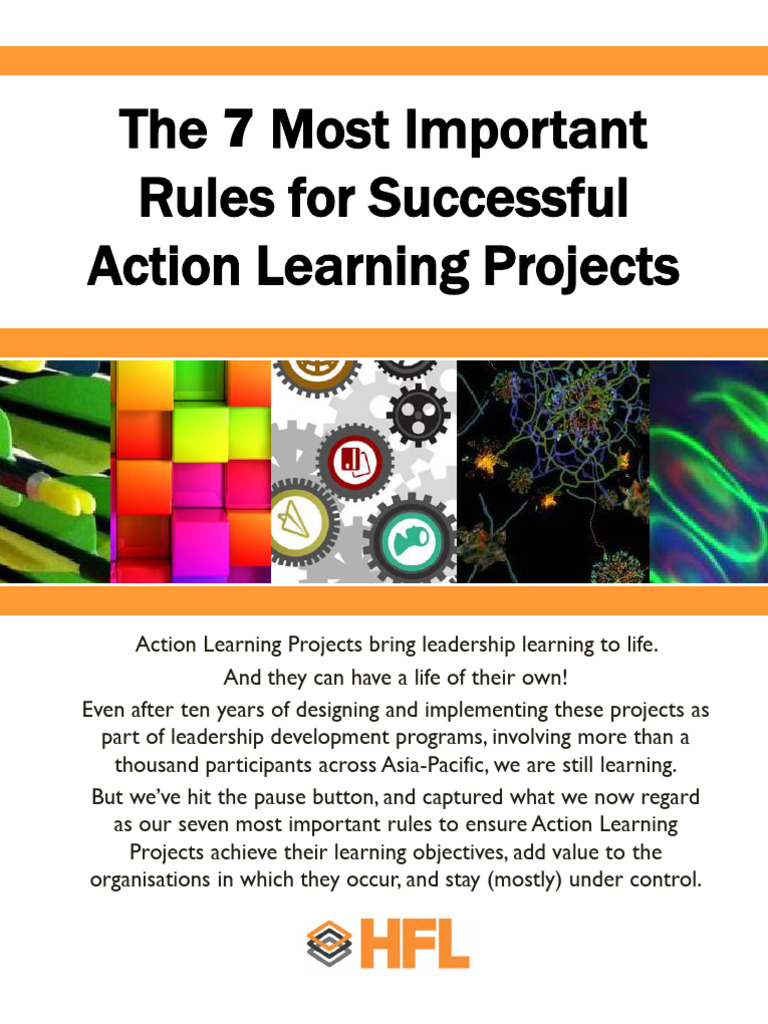 The 7 Most Important Rules For Successful Action Learning Projects | PDF